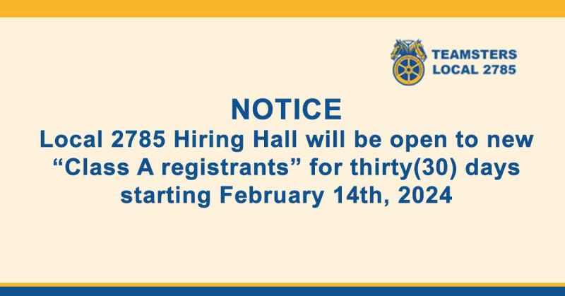 Teamsters Local Union 2785 | San Francisco and San Mateo Counties